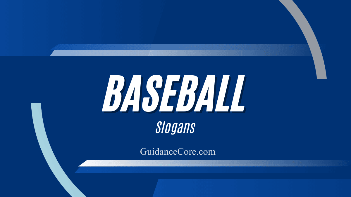150+ Baseball Slogans That Own the Diamond - Guidance Core