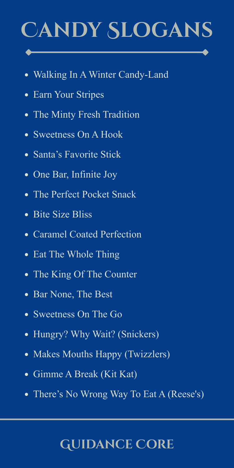Candy Slogans: 200+ Catchy & Sweet Phrases for 2026 - Guidance Core